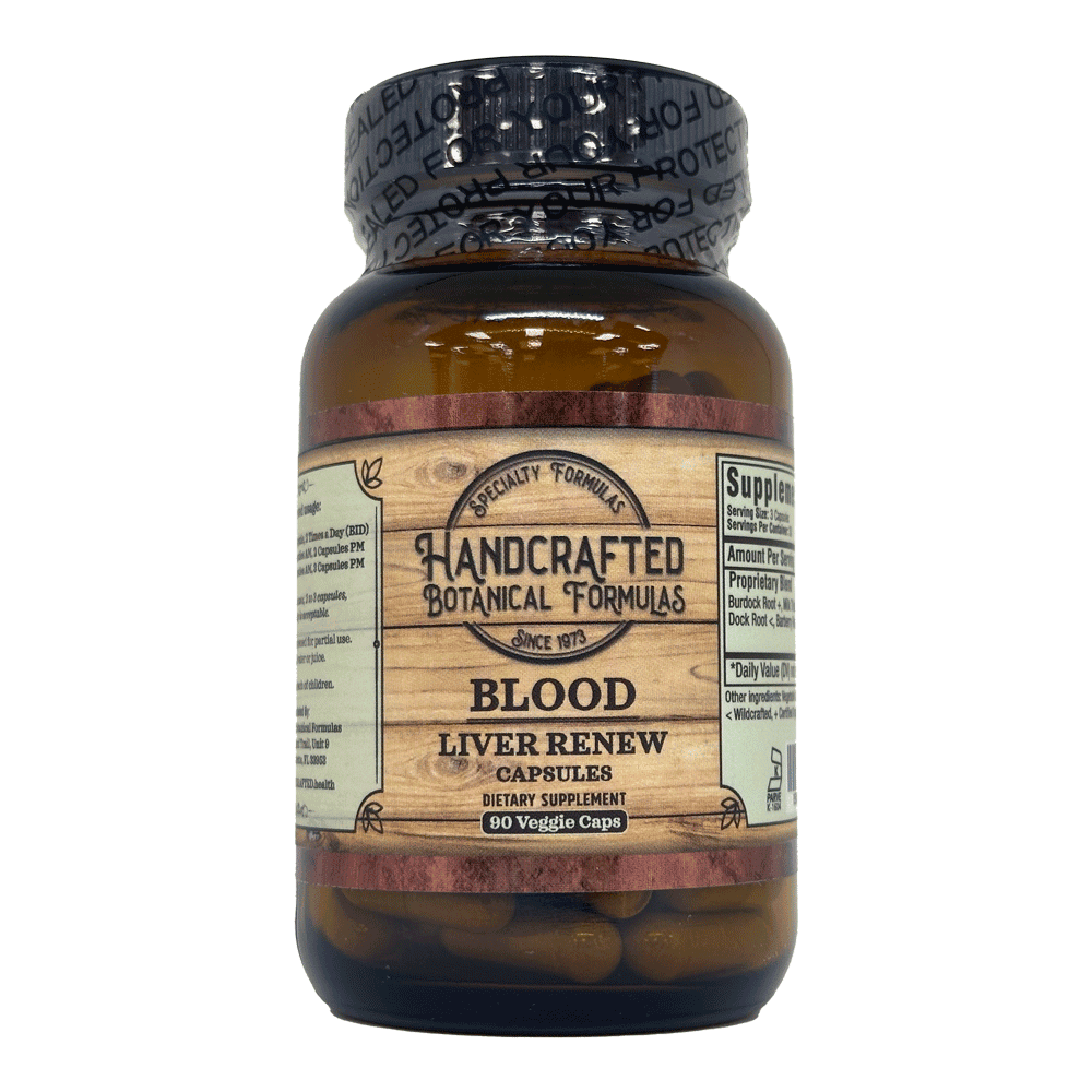 Blood – Liver Renew (90ct Capsules) - HBF - Handcrafted Botanical Formulas