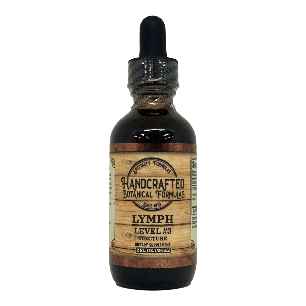 Lymph Level 3 2oz Tincture Hbf Handcrafted Botanical Formulas