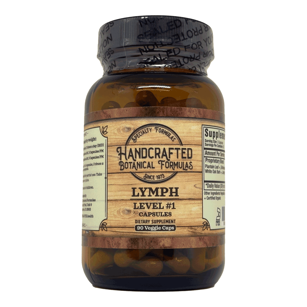 Lymph - Level #1 (90ct Capsules) - HBF - Handcrafted Botanical Formulas