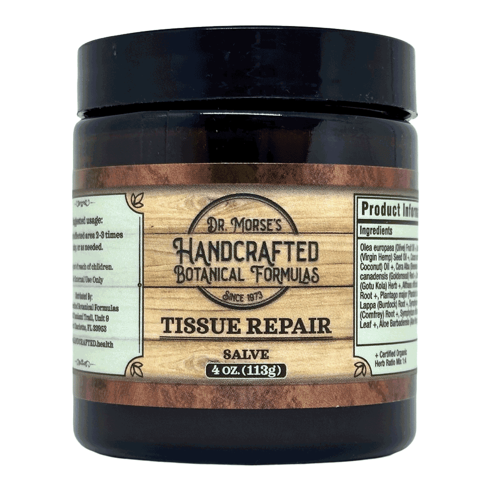 Tissue Repair (4oz Salve) - HBF - Handcrafted Botanical Formulas